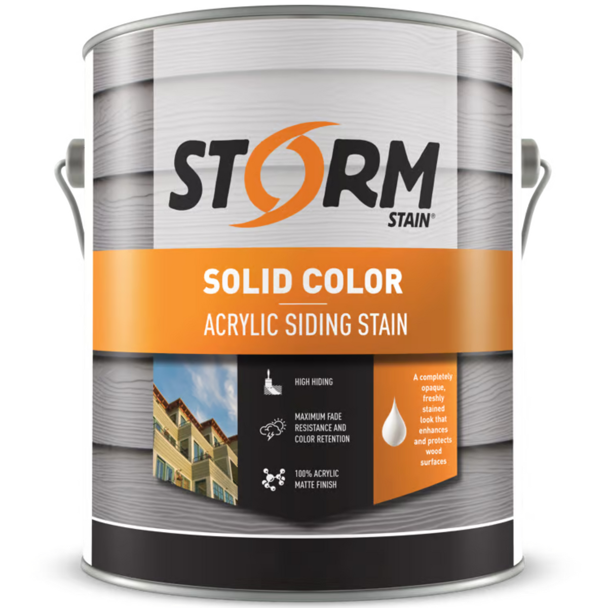 Premium Exterior Storm Solid Stain – Exeter Paint Stores
